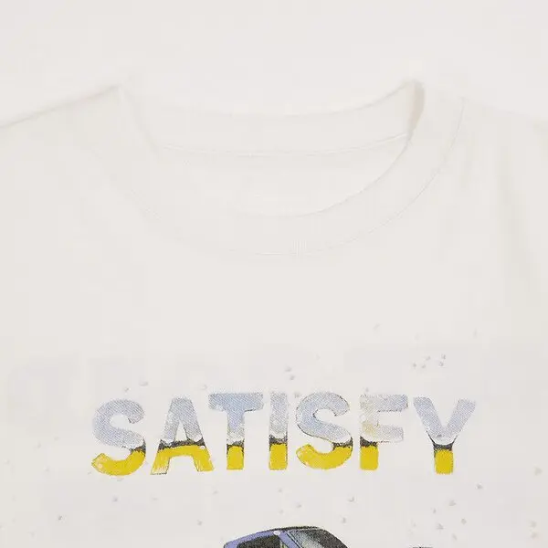 Satisfy T-shirt With A Car Graphic