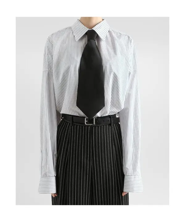 Dolce & Gabbana Dolce Gabbana Logo Patch Satin Tie