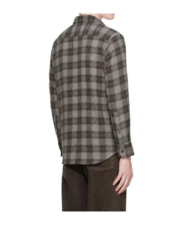 SUNFLOWER Studio Check Seersucker Shirt