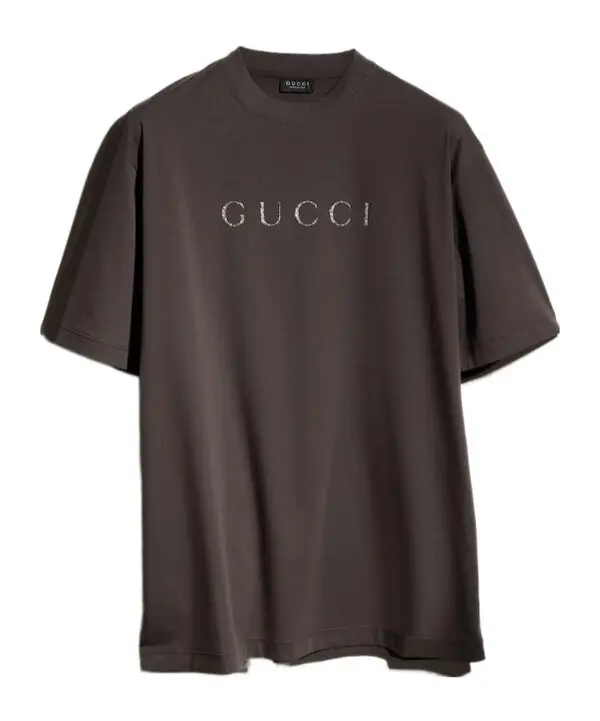 Gucci Printed Jersey T-shirt - Black