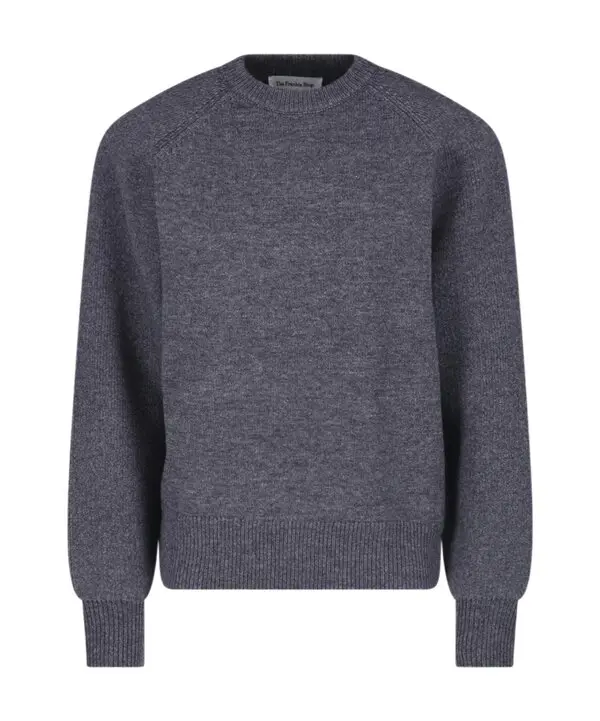 THE FRANKIE SHOP Crew-neck Long-sleeve Sweater - Gray