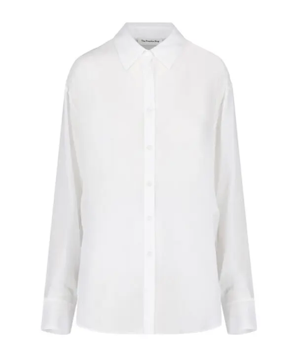 THE FRANKIE SHOP Peri Georgette Shirt - White