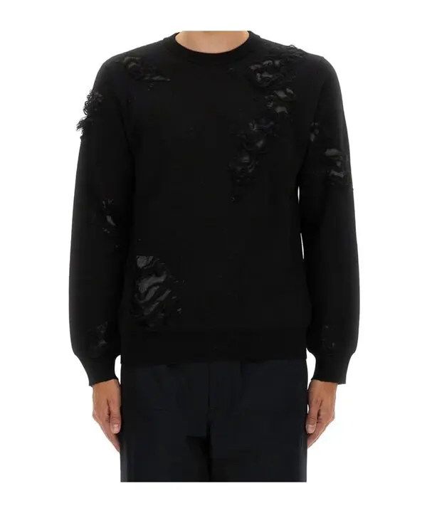 MAISON MARGIELA Distressed Knitted Jumper