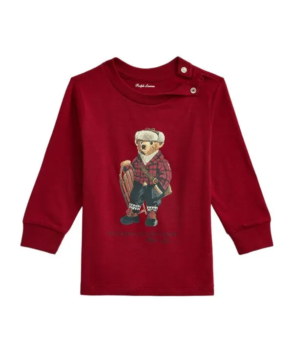 Ralph Lauren Polo Bear Crew-neck Sweatshirt - Red