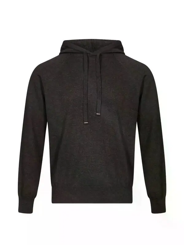 KANGRA Raglan-sleeve Wool Hoodie