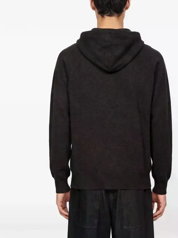 KANGRA Raglan-sleeve Wool Hoodie