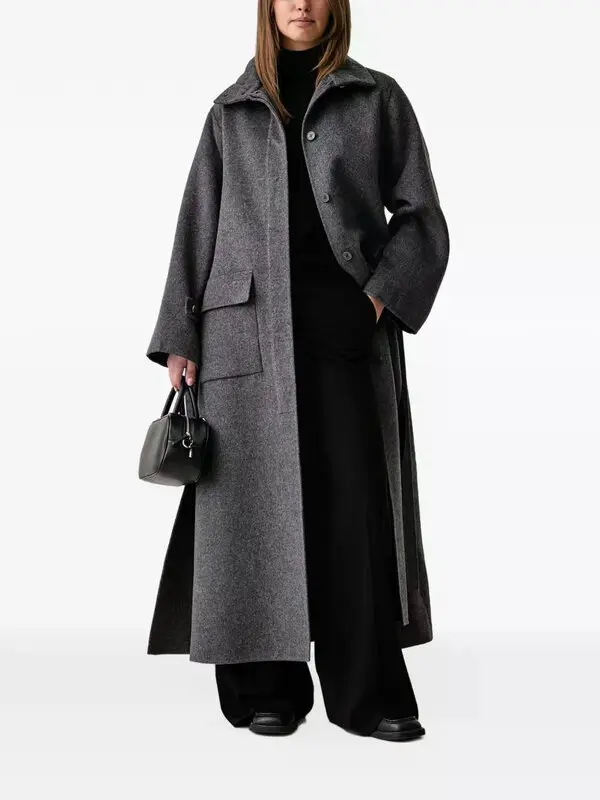 KAOS Belted Button-front Coat