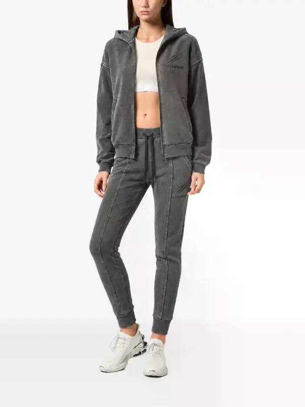 PLEIN SPORT Acid-wash Track Pants