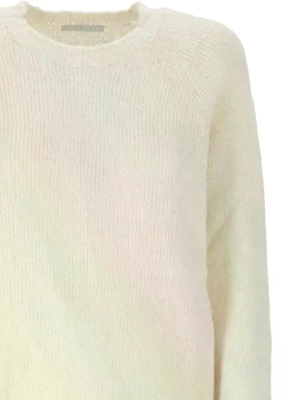 OLIVER LATTUGHI Blanket-stitch Raglan-sleeve Sweater