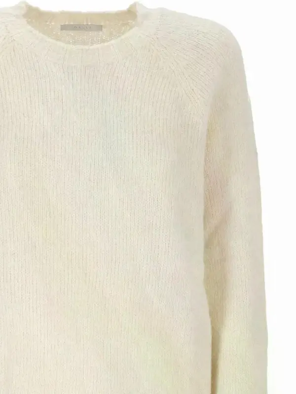 OLIVER LATTUGHI Blanket-stitch Raglan-sleeve Sweater