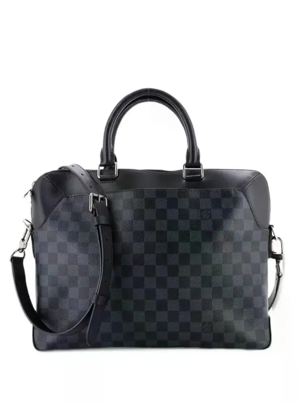LOUIS VUITTON Oliver Briefcase Damier Cobalt Business Bag