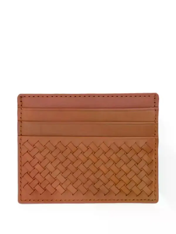 Dragon Diffusion Woven Leather Card Holder