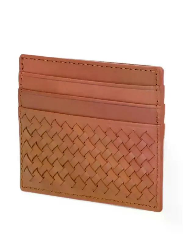 Dragon Diffusion Woven Leather Card Holder
