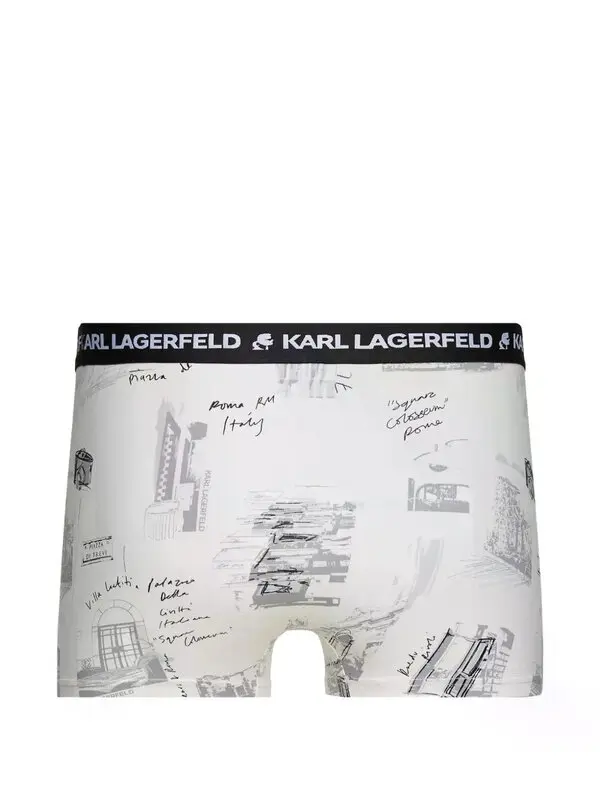 Karl Lagerfeld Sketches Of Rome Trunks