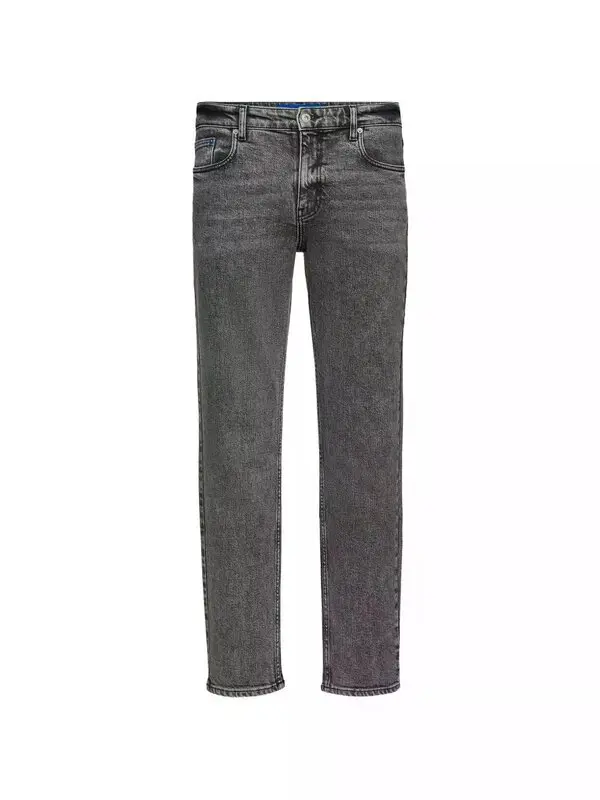 Karl Lagerfeld Slim-fit Washed Jeans