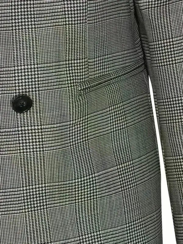 EPOCA Prince Of Wales Check Double-breasted Suit