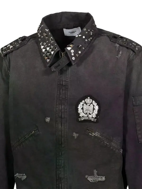 PROTOCOL INDEX Studded-collar Work Jacket