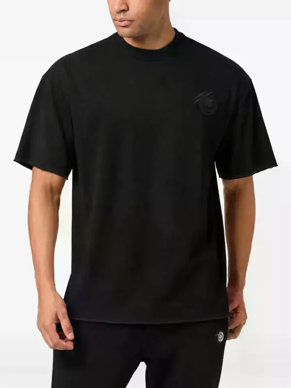 PLEIN SPORT Raw-edge T-shirt