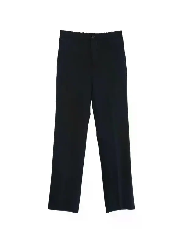 HEVO Elasticated-waistband Straight-leg Trousers