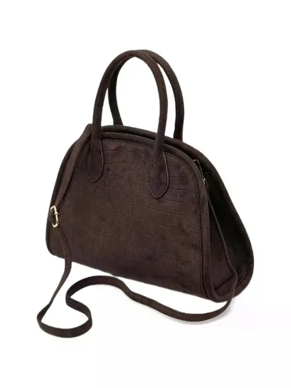 MORGAN Crocodile-effect Tote Bag