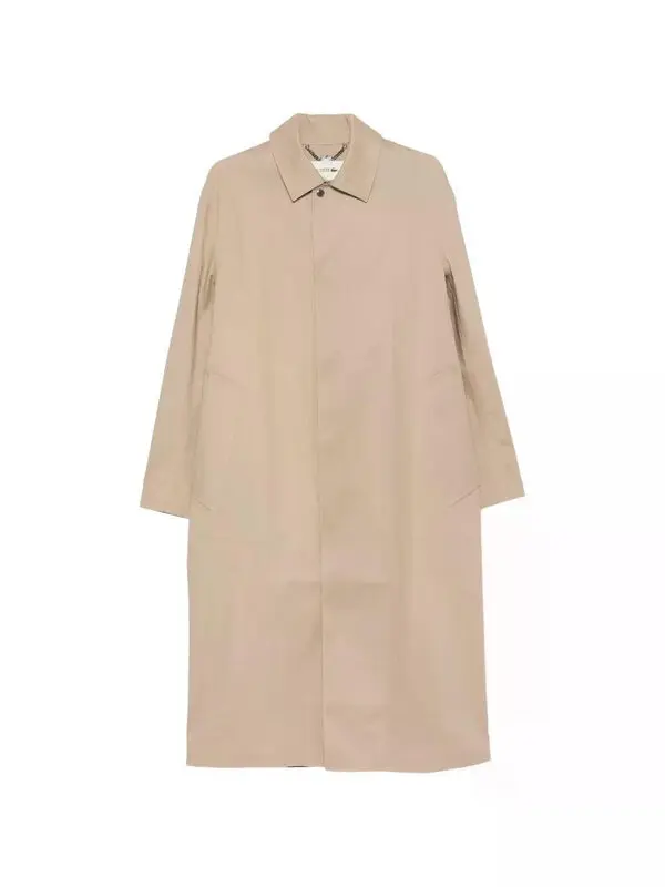 Lacoste X Mackintosh Concealed-front Waterproof Coat