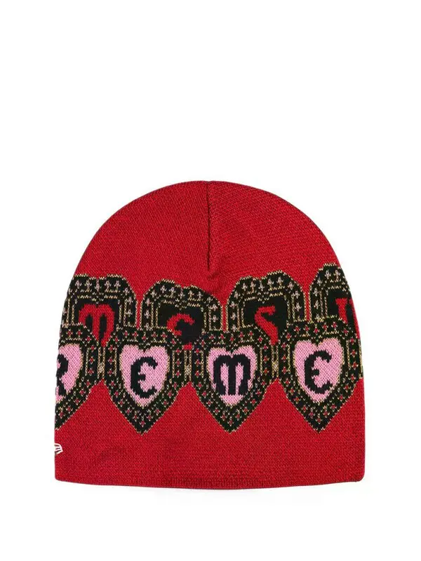Supreme New Era Hearts Beanie Hat