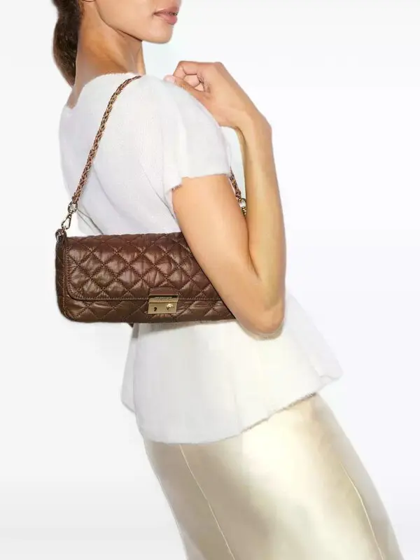 Mz Wallace Crosby Lock Quilted Shoulder Bag