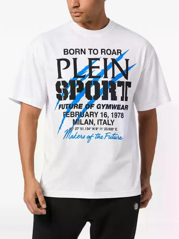 PLEIN SPORT Logo-print T-shirt