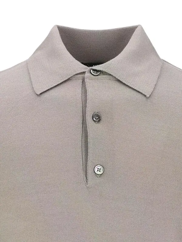 Alpha Studio Merino Wool Polo Shirt