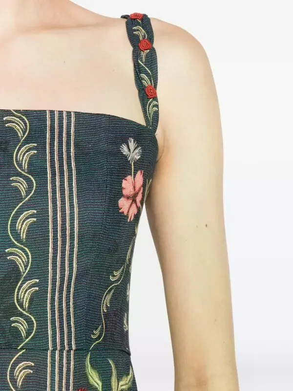 Agua Bendita Lima Maxi Dress