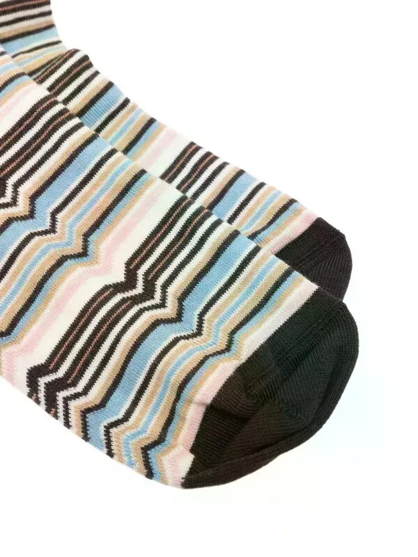 Missoni Zigzag-knit Socks