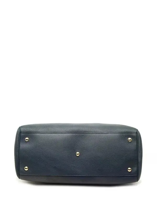 Gucci 2000-2015 Medium Calfskin Bamboo Shopper Satchel
