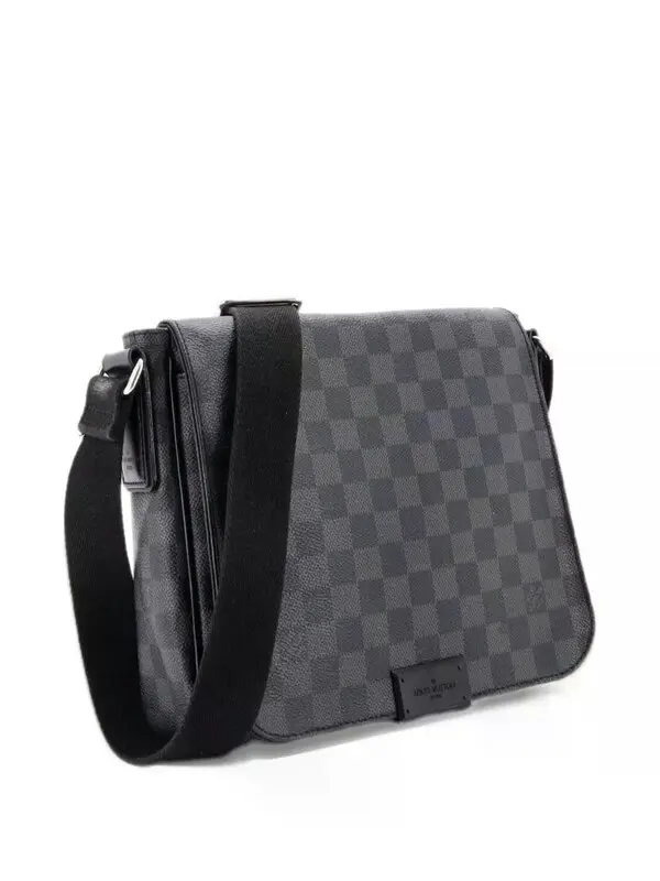 LOUIS VUITTON District Messenger Bag Damier Graphite Pm Crossbody Bag