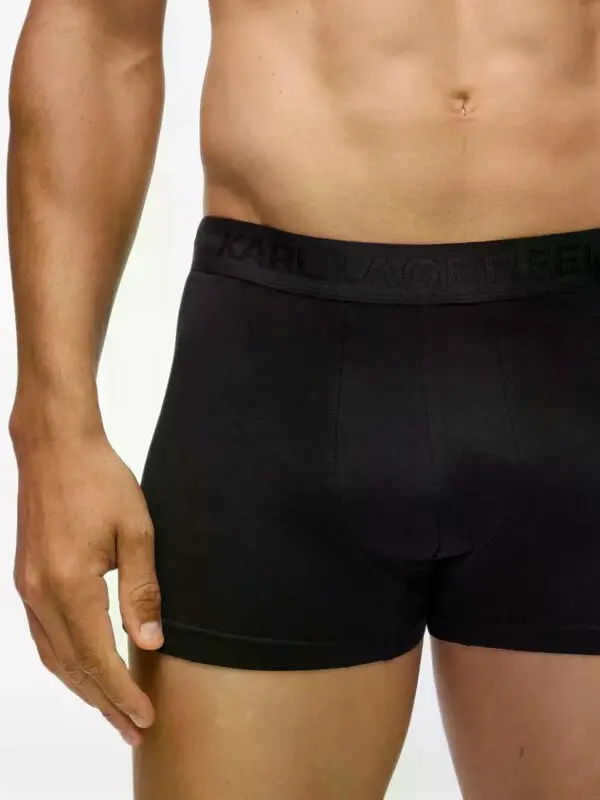 Karl Lagerfeld Logo-waistband Boxers