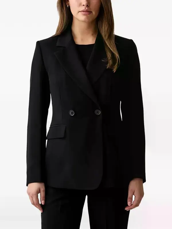 KAOS Double-breasted Peak-lapels Blazer - Black
