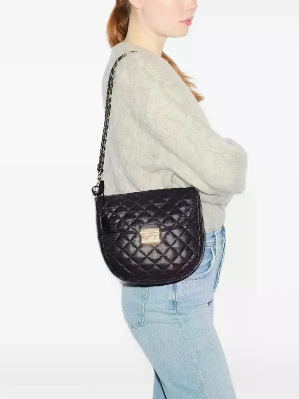 Mz Wallace Crosby Lock Quilted Crossbody Bag