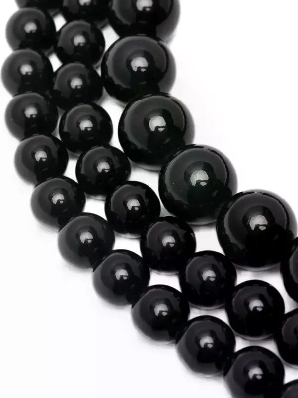 ALESSANDRO ENRIQUEZ Multi-strand Bead Necklace - Black