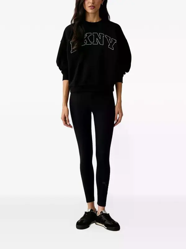 Dkny Crystal-embellished Leggings