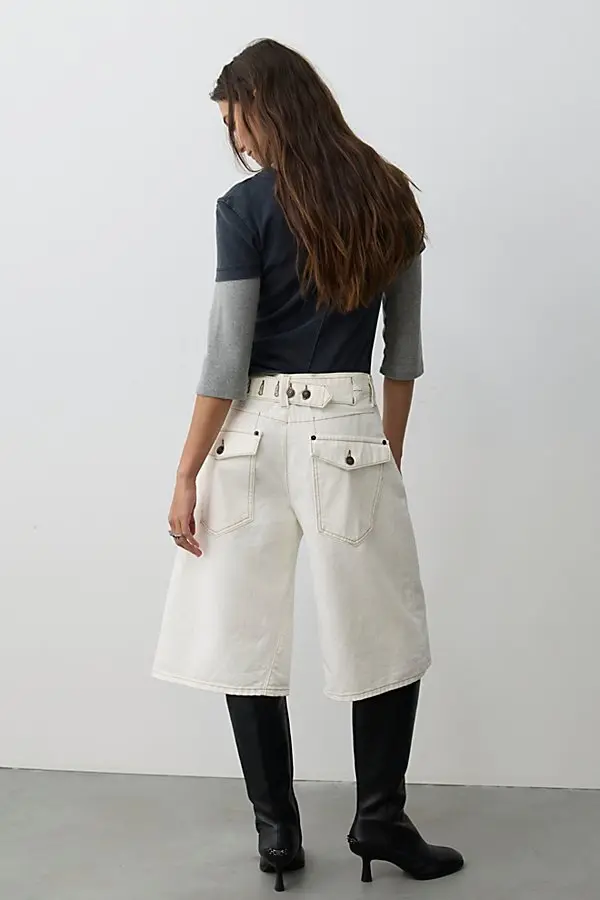 Free People We The Free Heart Beat Wide Crop Jeans