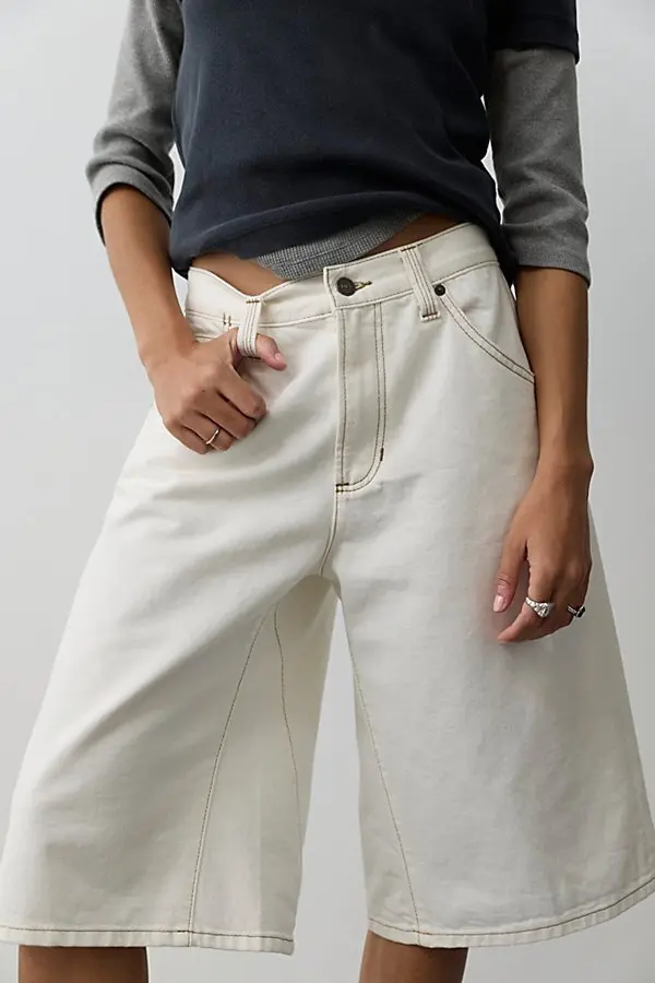 Free People We The Free Heart Beat Wide Crop Jeans