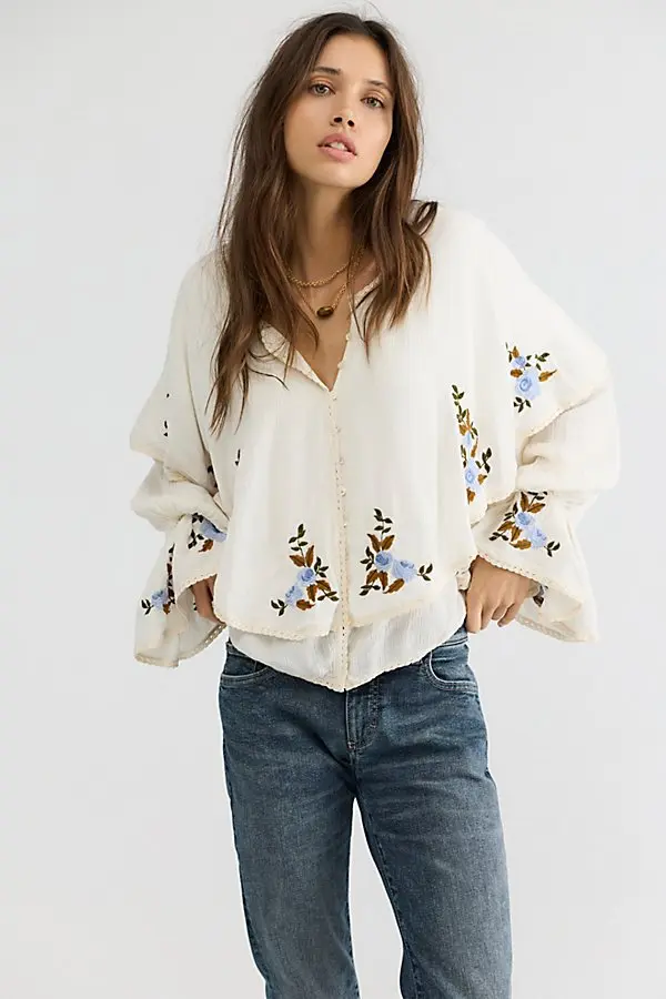 Free People Josephina Blouse