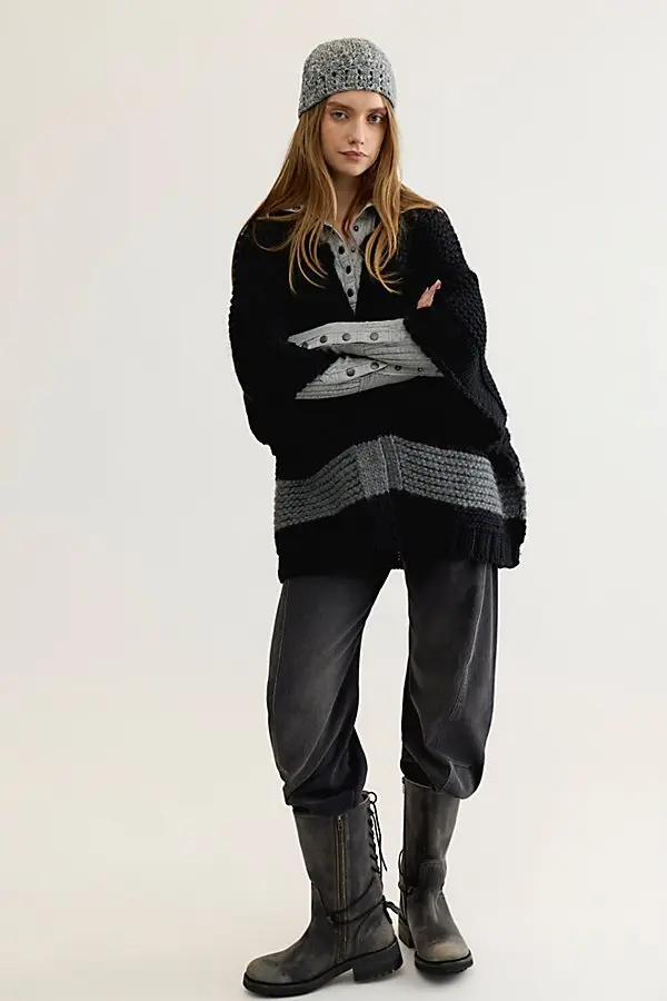 Free People We The Free Auntie Wool-blend Cardigen