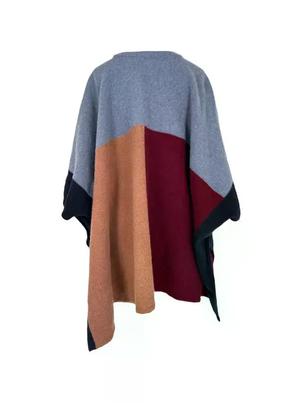 Sandro Color-block Poncho Sweater