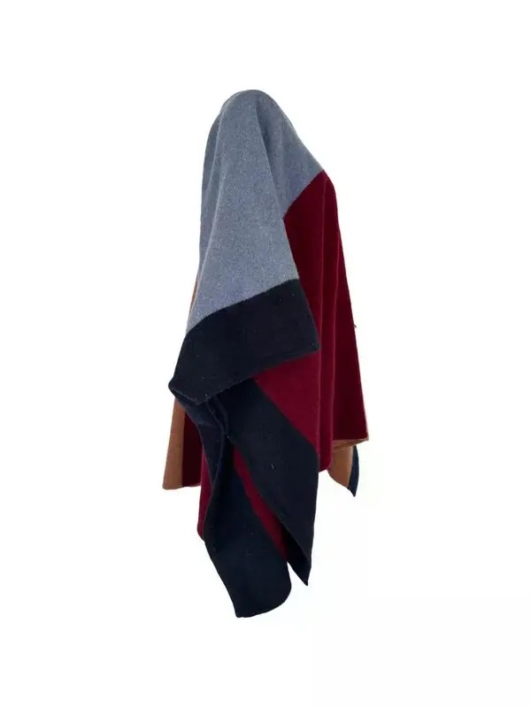 Sandro Color-block Poncho Sweater