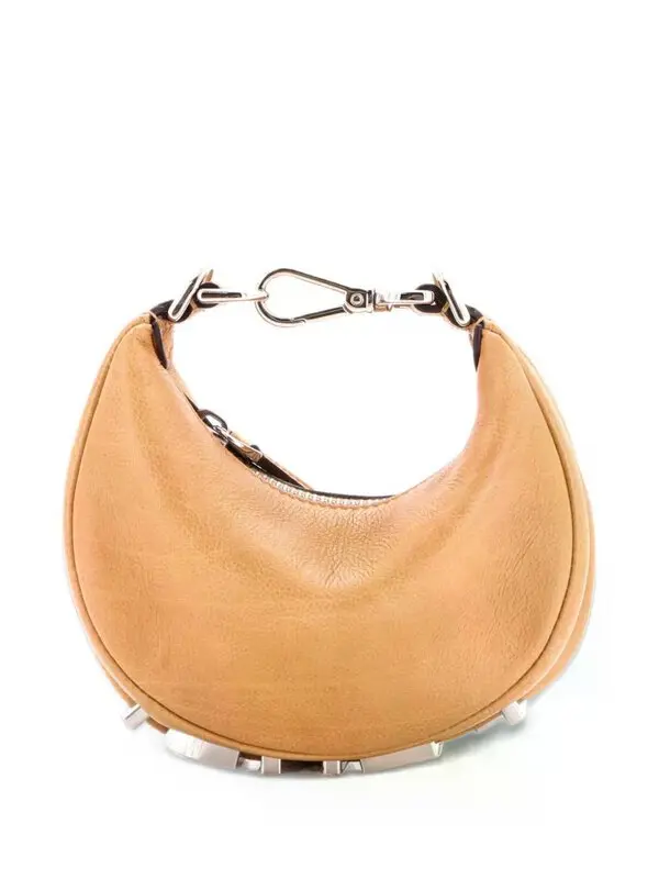 Fendi Fendigraphy Bag Leather Nano Hobo Bag