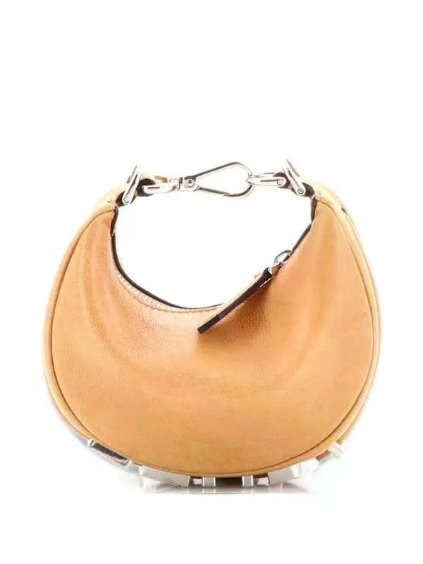 Fendi Fendigraphy Bag Leather Nano Hobo Bag