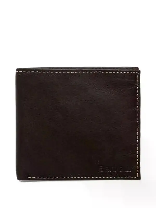 Barbour Contrast-stitch Leather Wallet