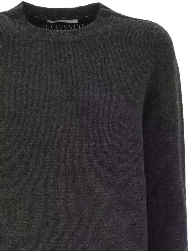 OLIVER LATTUGHI Crew-neck Ribbed-trim Sweater