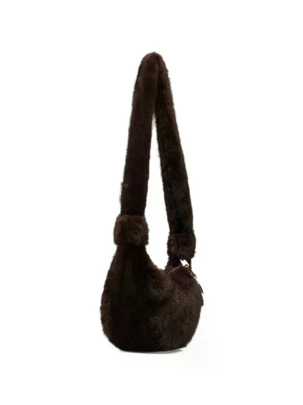 MOS MOSH Cia Faux-fur Knotted-strap Shoulder Bag