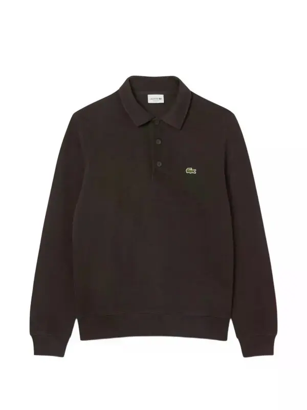 Lacoste Logo-patch Polo-collar Sweater